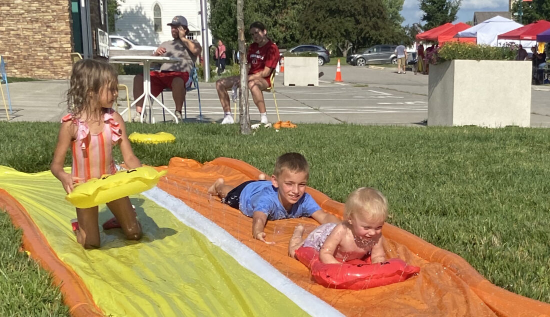 PHOTO GALLERY: Beating the heat with some sliding fun at Tonganoxie ...